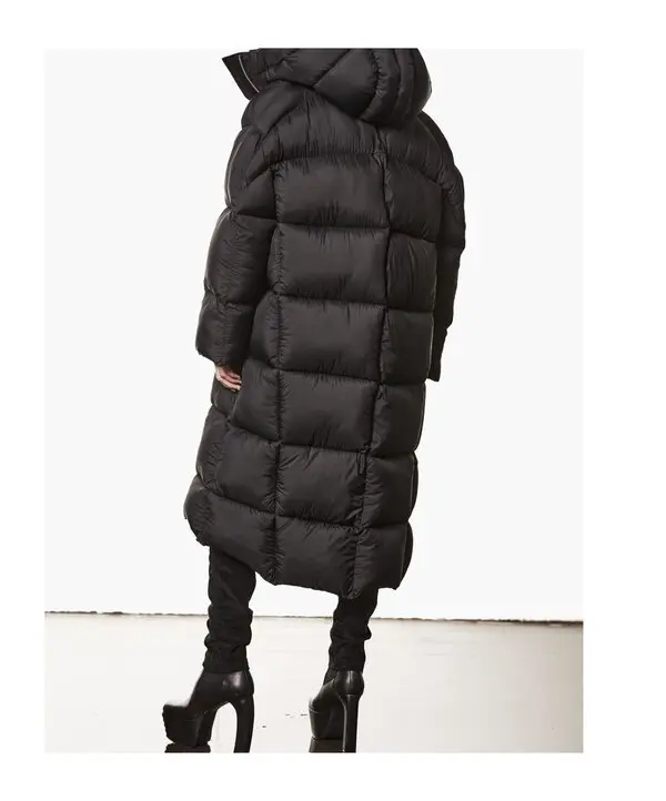 THOM KROM Oversized Quilted Nylon Puffer Coat