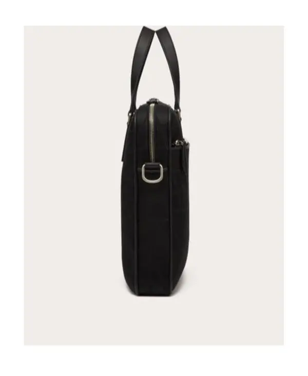 Valentino Garavani Vlogo Signature Zip-up Laptop Bag
