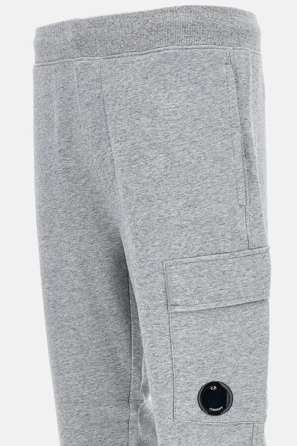 C.P. COMPANY Fleece Cargo Joggers - Gray