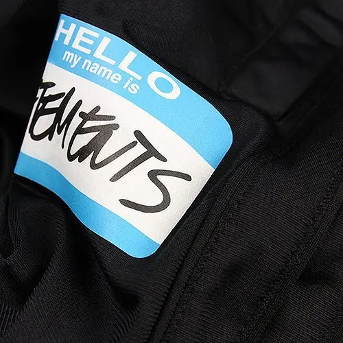 Vetements Logo Casual Pants