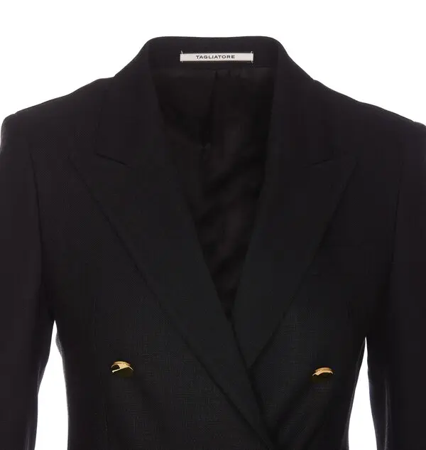 Tagliatore Parigi Double-breasted Blazer - Black