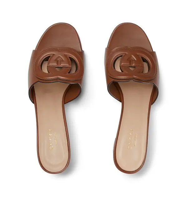Gucci Interlocking G Slide Sandals