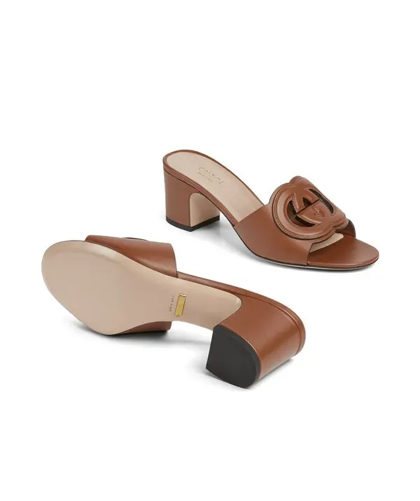 Gucci Interlocking G Slide Sandals