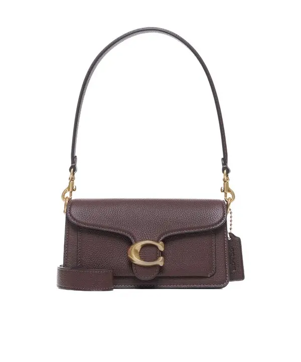 COACH Tabby 20 Logo Plaque Shoulder Bag
