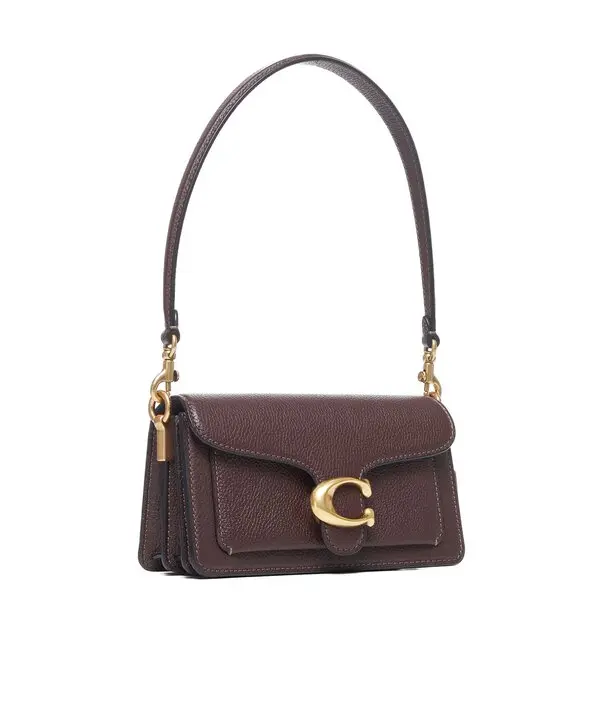 COACH Tabby 20 Logo Plaque Shoulder Bag