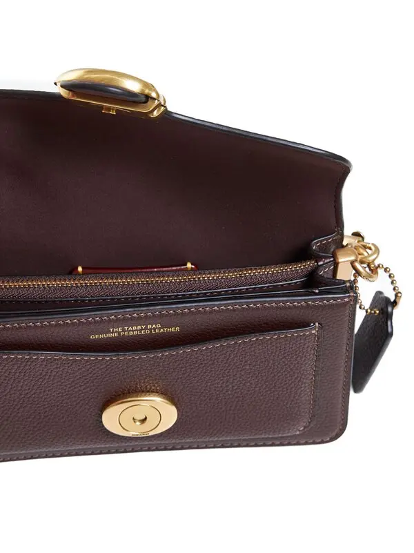COACH Tabby 20 Logo Plaque Shoulder Bag