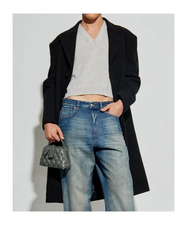 MAISON MARGIELA Straight Hem Buttoned Coat
