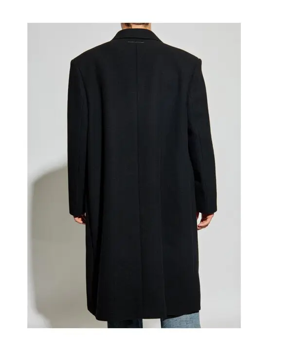 MAISON MARGIELA Straight Hem Buttoned Coat