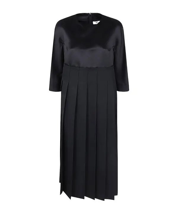 Comme Des Garçons Pleated Midi Dress