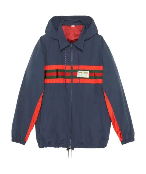 Gucci Logo-appliquéd Hooded Windbreaker
