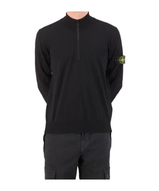 Stone Island High Neck Jumper With Signature Badge