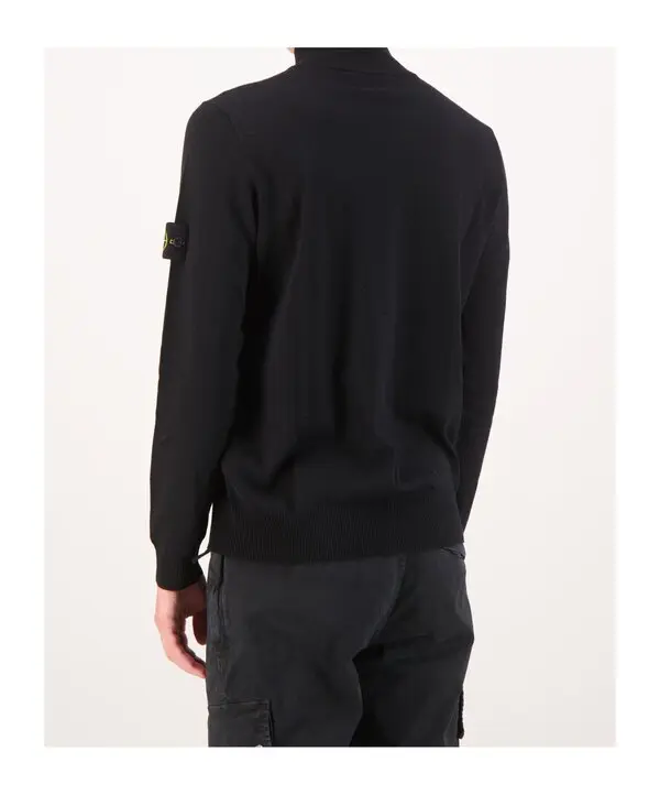Stone Island High Neck Jumper With Signature Badge