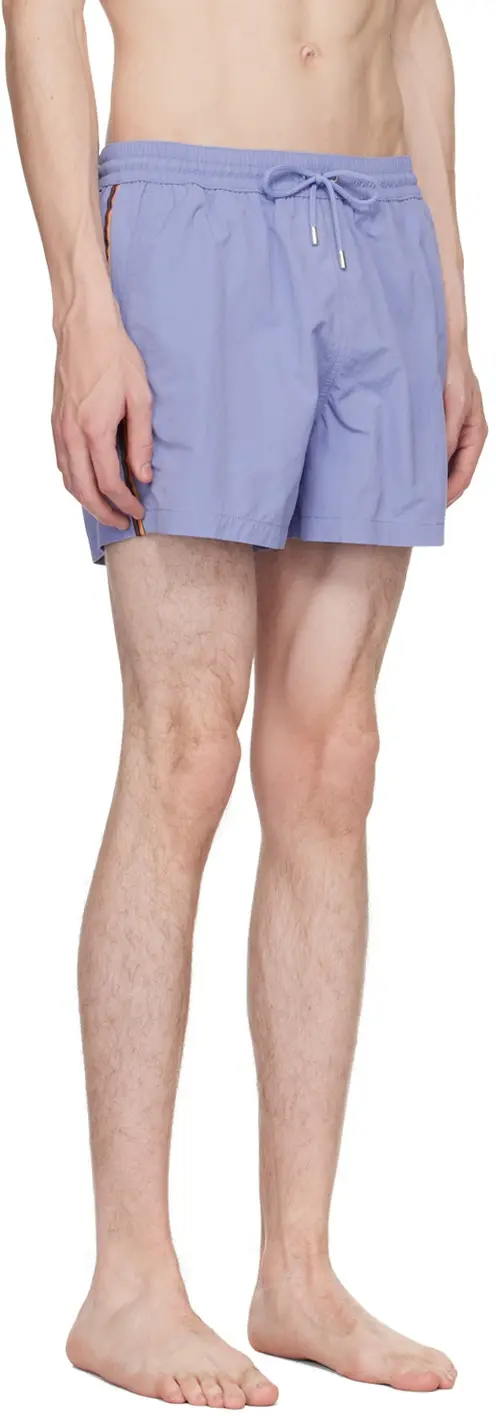 Paul Smith Stripe Trim Swim Shorts