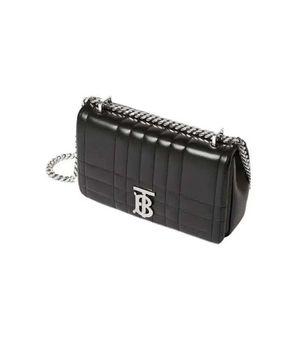 Burberry Quilted Lola Shoulder Bag - Black