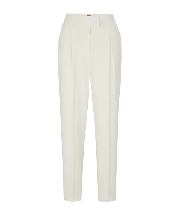 Hugo Boss Tailored Pants With Pleated Detail