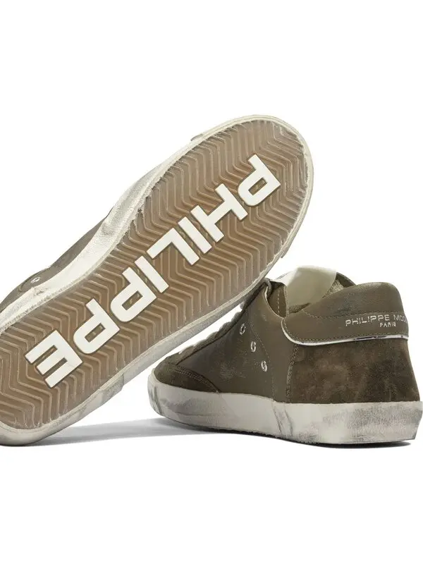 Philippe Model Prsx Lace-up Sneakers - Nude
