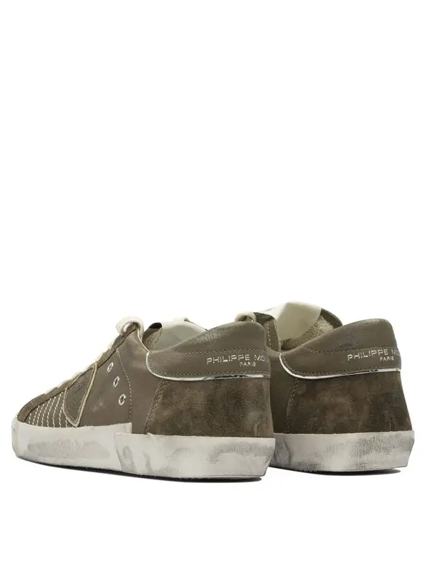 Philippe Model Prsx Lace-up Sneakers - Nude