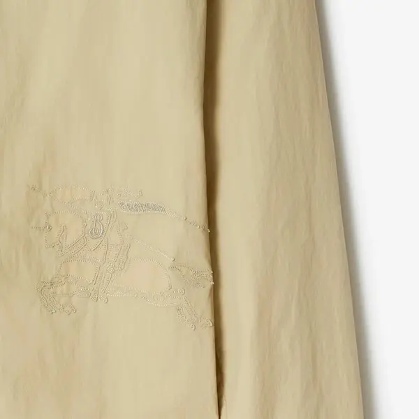 Burberry Logo-embroidered Hooded Jacket