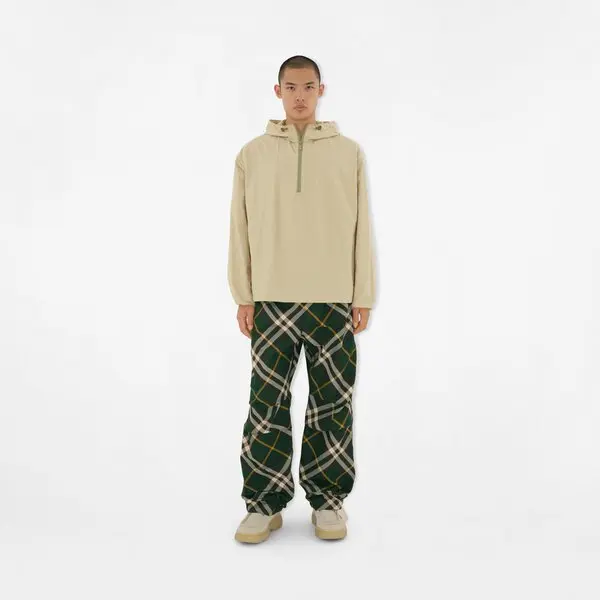 Burberry Logo-embroidered Hooded Jacket