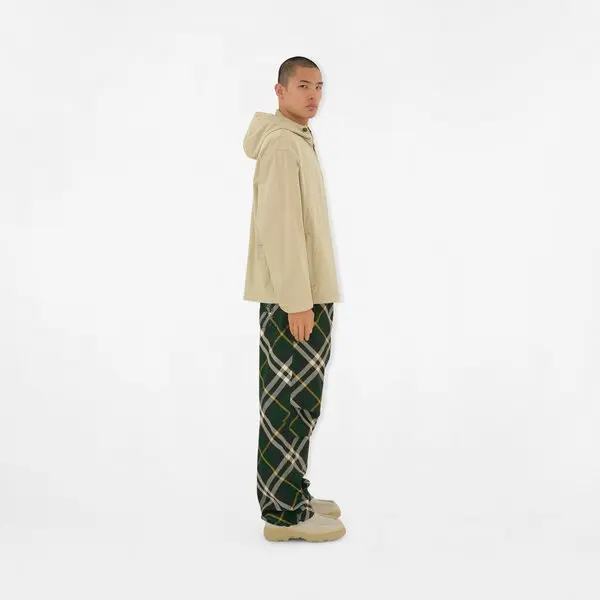 Burberry Logo-embroidered Hooded Jacket