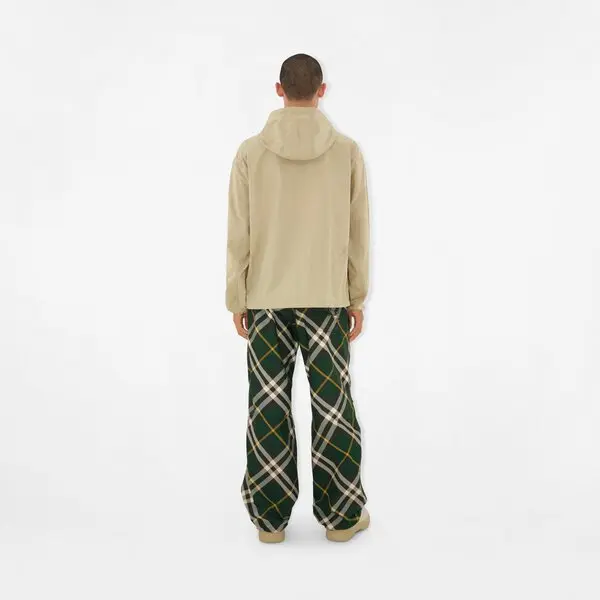 Burberry Logo-embroidered Hooded Jacket