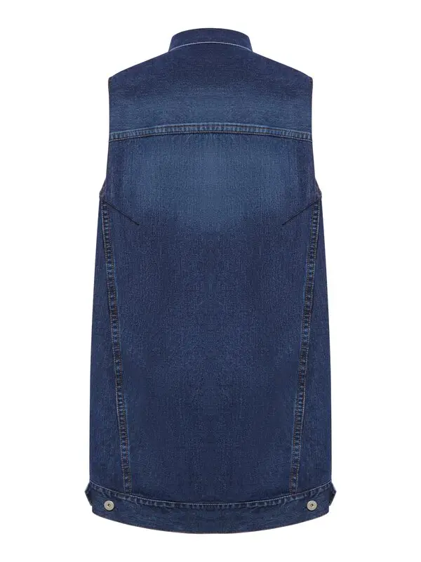 Sacai Button-up Denim Gilet
