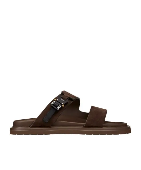 Dior Aqua Sandal With Buckled Detailing - Black