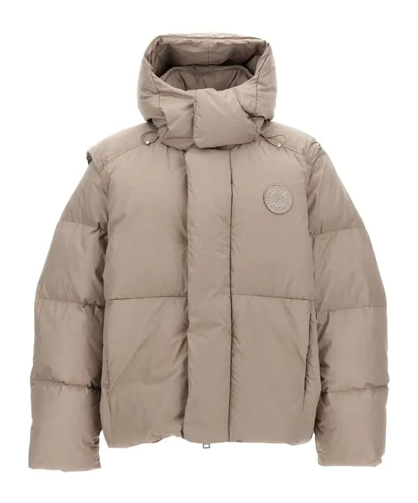 Canada Goose Down Jacket With Removable Hood And Sleeves