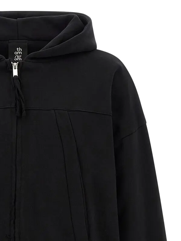 THOM KROM Zip-closure Hoodie Sweater