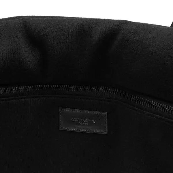 Saint Laurent Logo Detailed Top Handle Bag - Black
