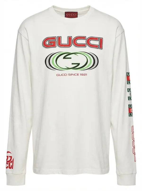 Gucci Logo Printed Crewneck T-shirt
