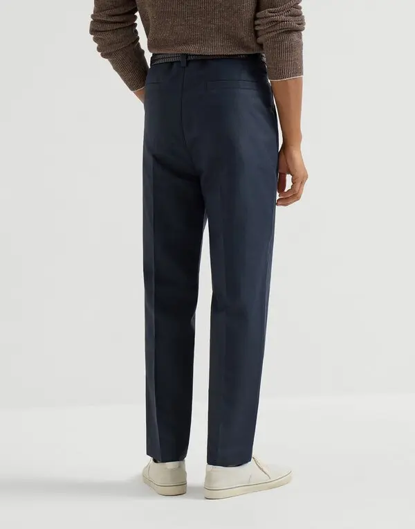 Brunello Cucinelli Pleated Straight-leg Trousers - Black