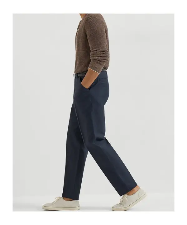 Brunello Cucinelli Pleated Straight-leg Trousers - Black