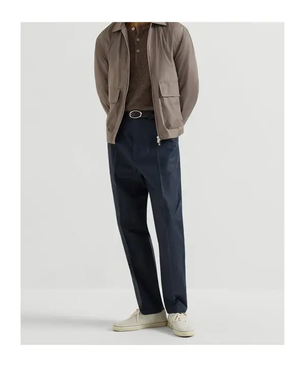 Brunello Cucinelli Pleated Straight-leg Trousers - Black