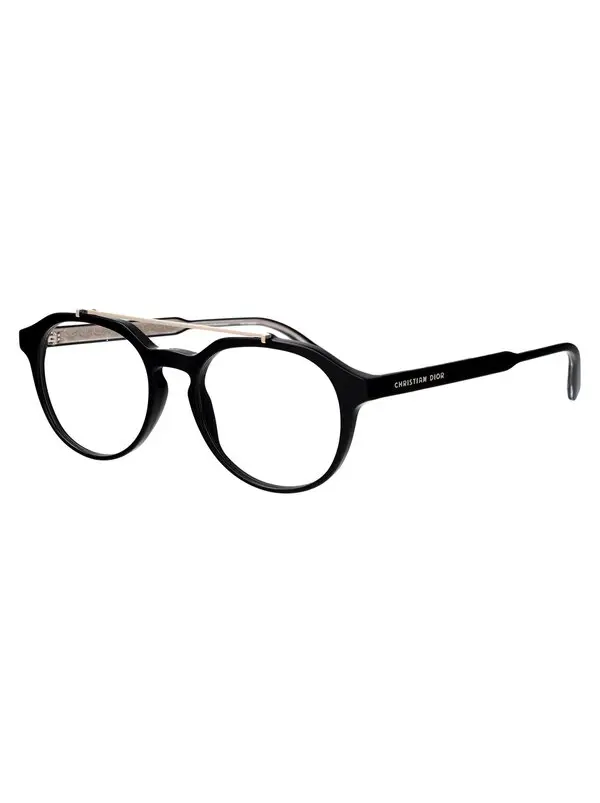 Dior Logo Flat Mirror Eyeglasses