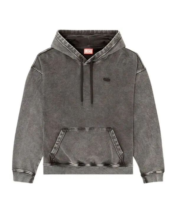 DIESEL® S-boxt-hood-den Hoodie - Dark Gray