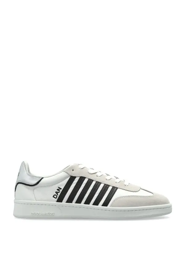 Dsquared2 Low Top Lace-up Sneakers With Logo Detailing