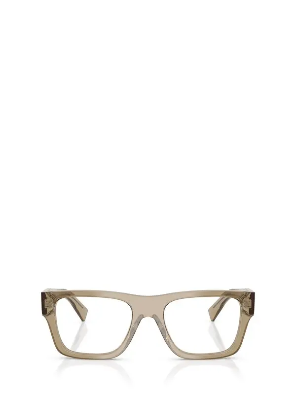 Prada Full Frame Rectangle Eyeglasses - Nude