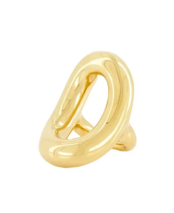 Rabanne Sculptural Ring - Yellow
