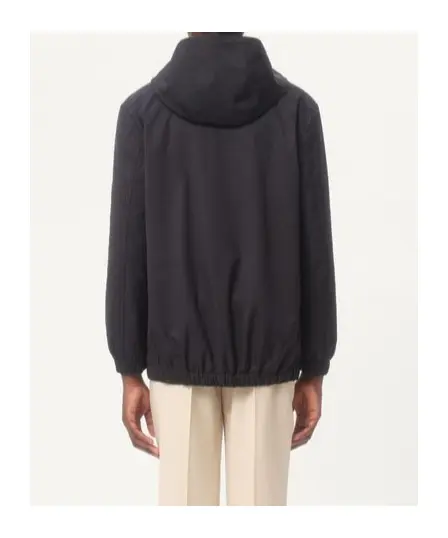 Valentino Garavani Nylon Hooded Jacket With Vlogo Patch