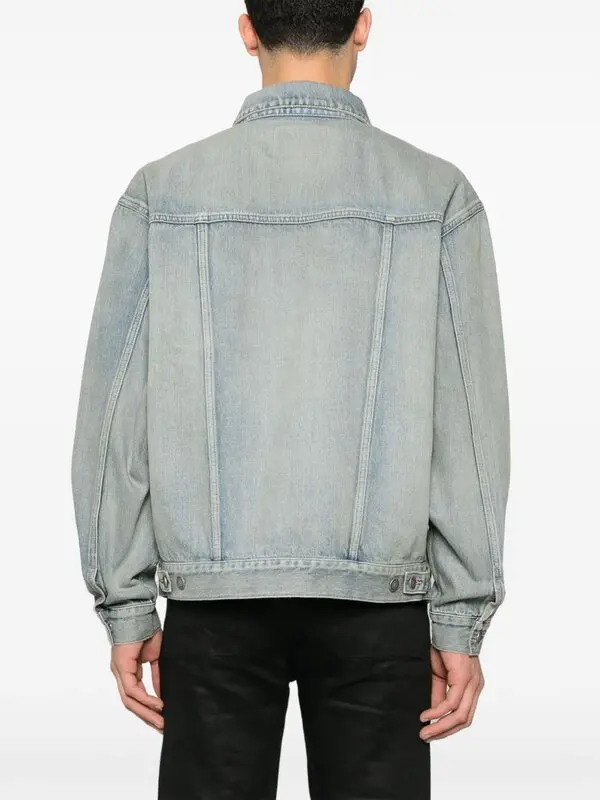 Saint Laurent Button-up Denim Trucker Jacket - Chicago Blue