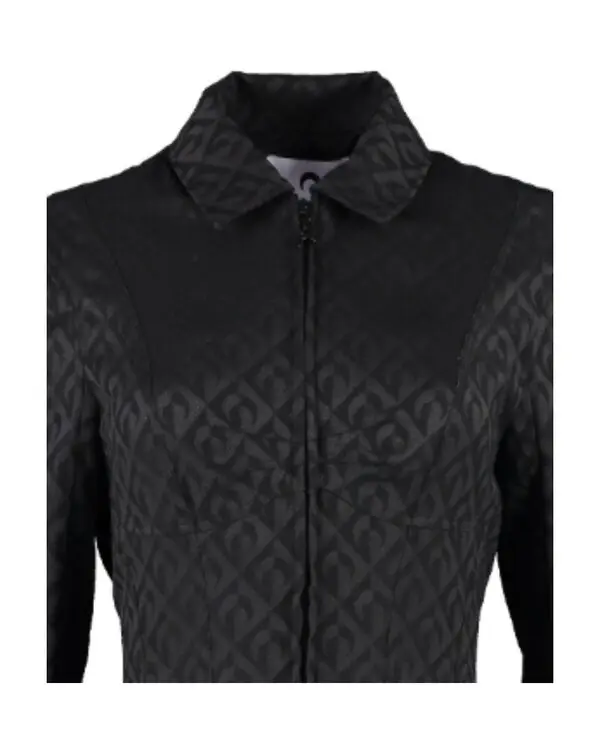 MARINE SERRE Zip-up Shirt Dress