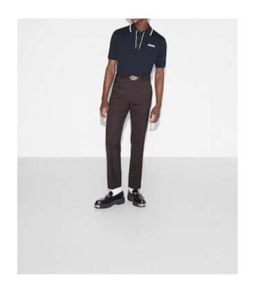 Gucci Piped Trim Short-sleeved Polo Shirt