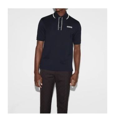 Gucci Piped Trim Short-sleeved Polo Shirt