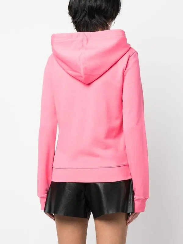 Moschino Print Full Zip Hoodie