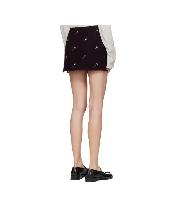 RIER Walker Floral Print Mini Skirt - Multicolor