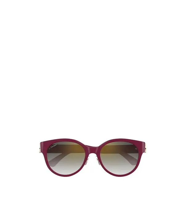 Cartier Sunglasses With Tinted Lenses And Logo Detail - Red