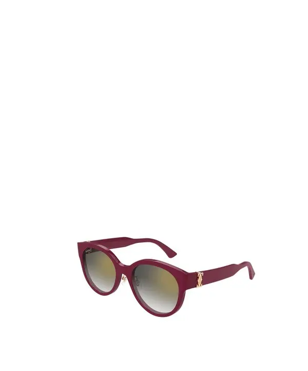 Cartier Sunglasses With Tinted Lenses And Logo Detail - Red