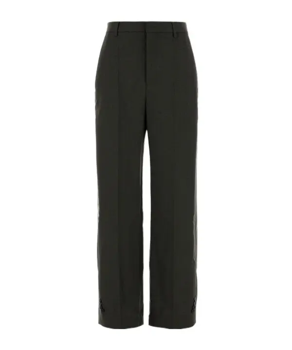 JEAN PAUL GAULTIER Tailored Button Detailed Trousers - Black