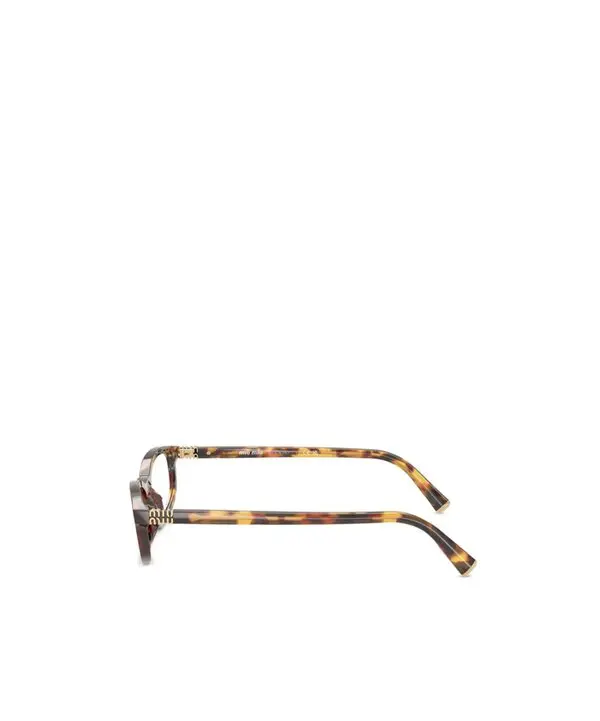 Miu Miu Oval-frame Glasses - Gray